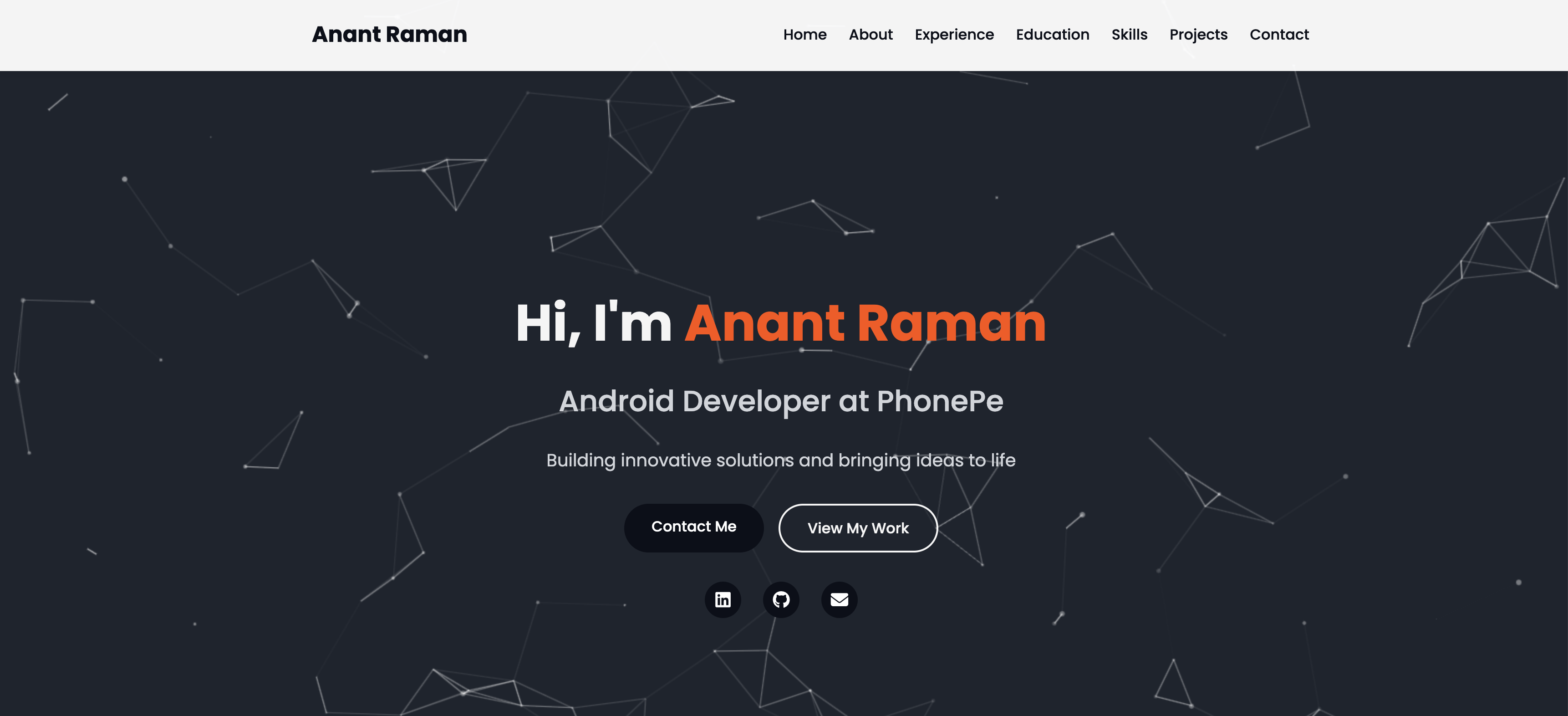 Anant Raman - Portfolio